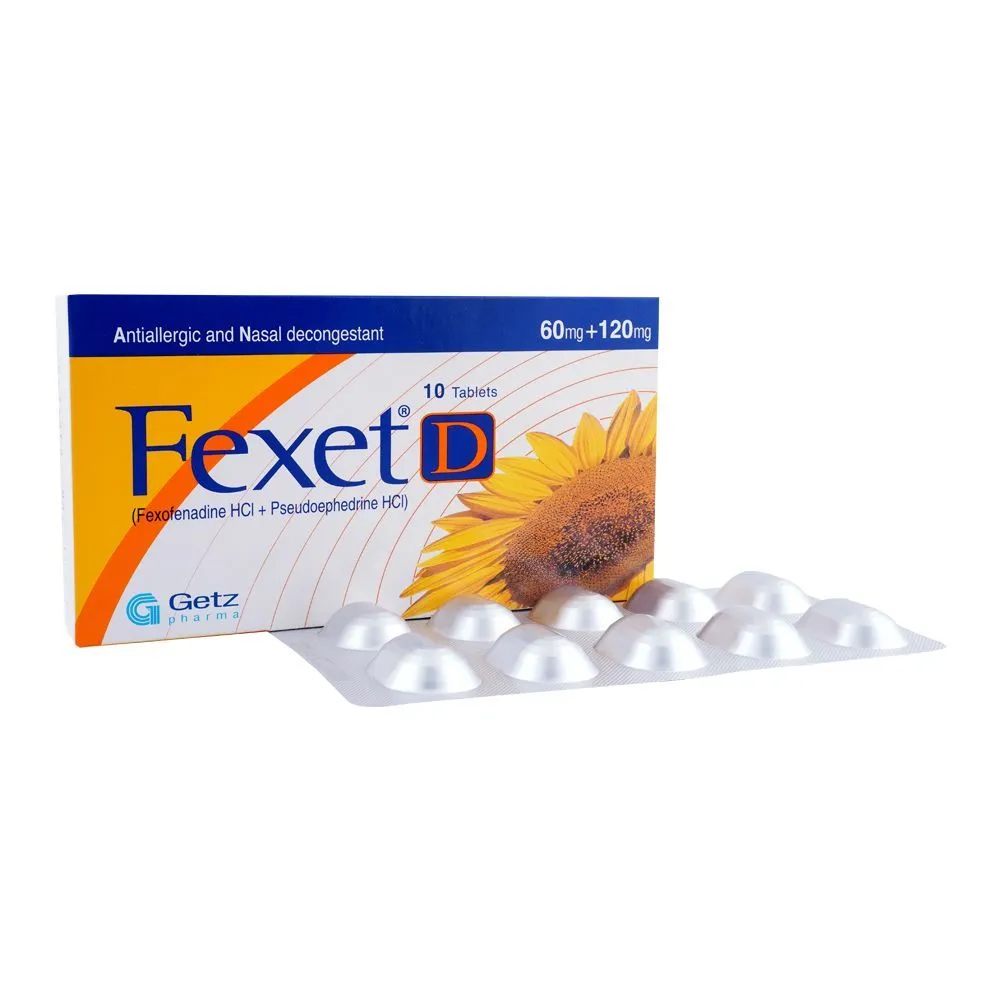 FEXET D 60/120MG TAB - ChemistCart