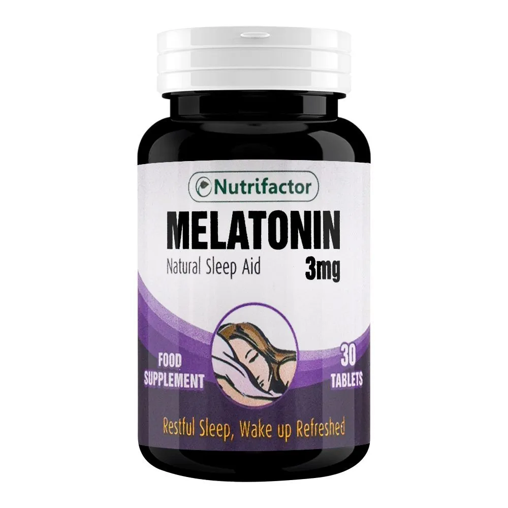 Nutrifactor Melatonin 3mg Tablets Price in Pakistan | ChemistCart