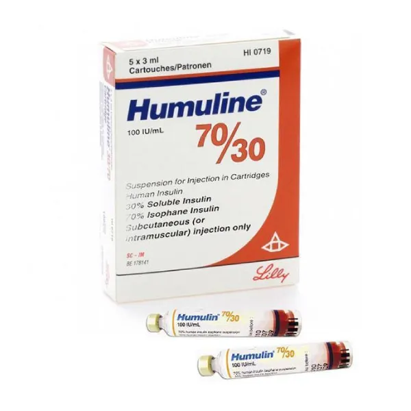HUMULIN 70/30 5 CARTAGE 3ML – ChemistCart