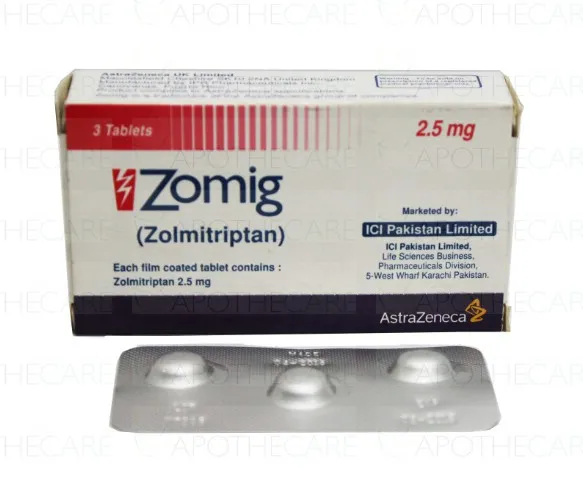 ZOLMIG 2.5MG TAB 3S - ChemistCart