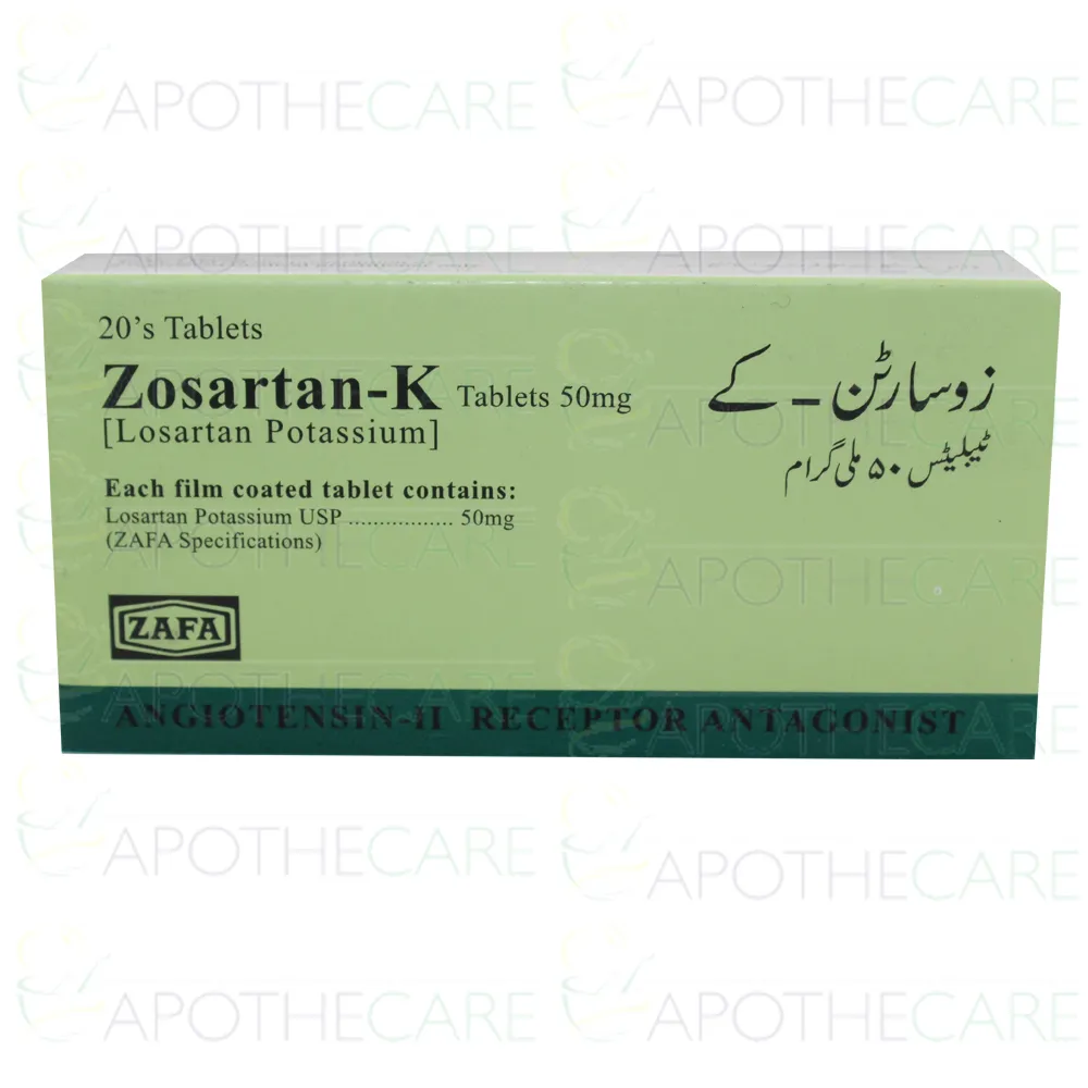 ZOSARTAN K 50MG TAB - ChemistCart