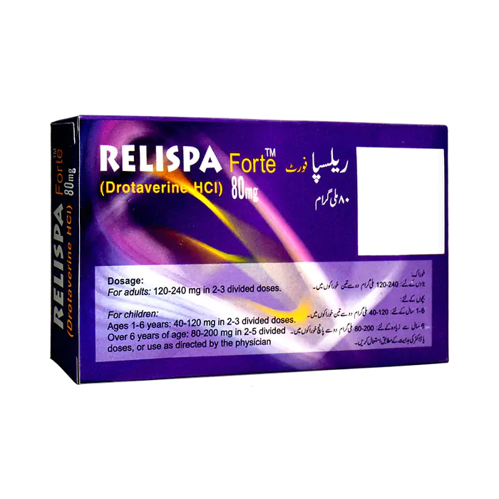 RELISPA FORTE 80MG TAB - ChemistCart