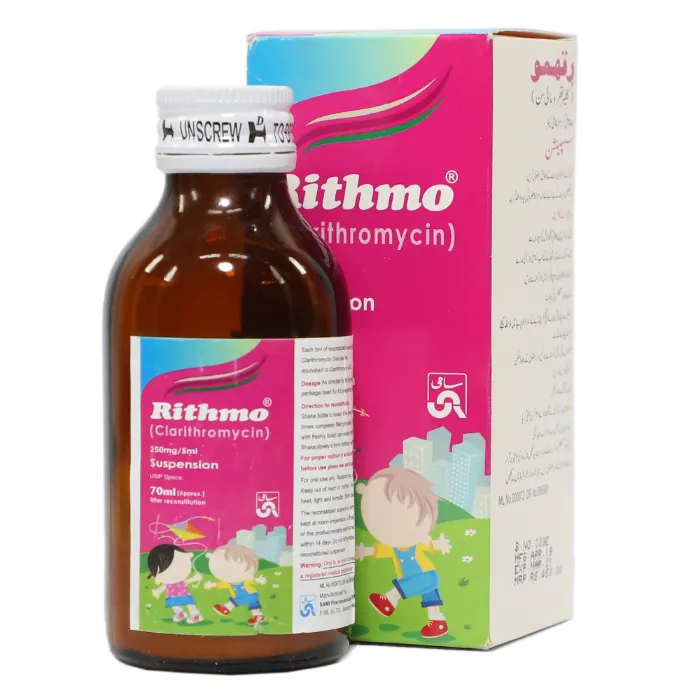 RITHMO 250MG SUSP 70ML - ChemistCart